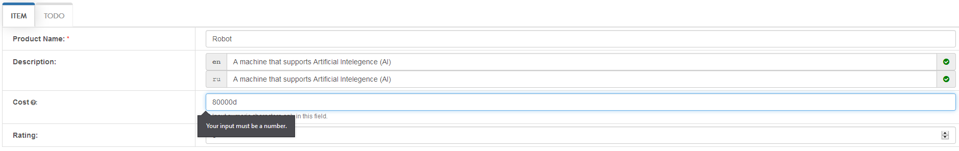 Cost validation from tutorial · Issue #20 · uadmin/uadmin · GitHub