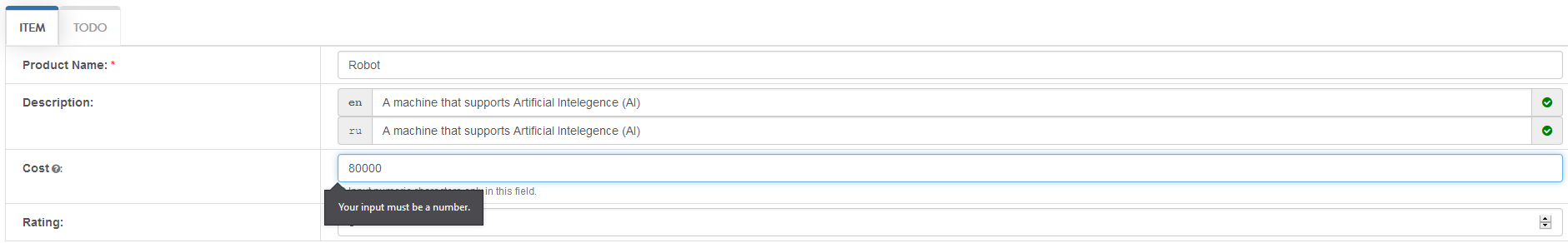 Cost validation from tutorial · Issue #20 · uadmin/uadmin · GitHub