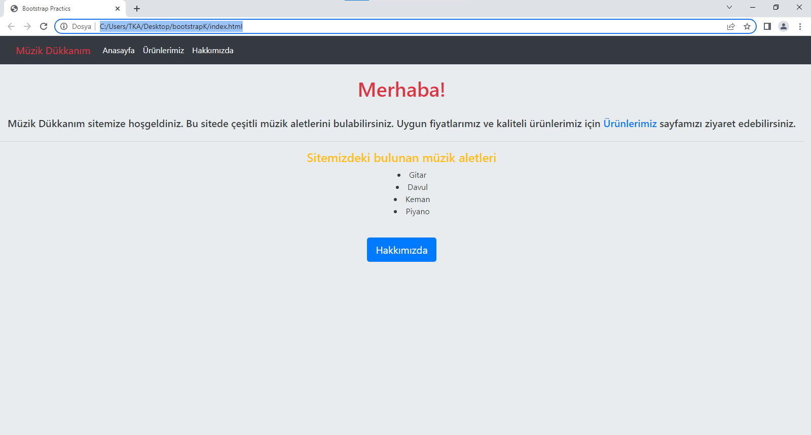 GitHub - ceroglu7/bootstrapKodluyoruzMusic