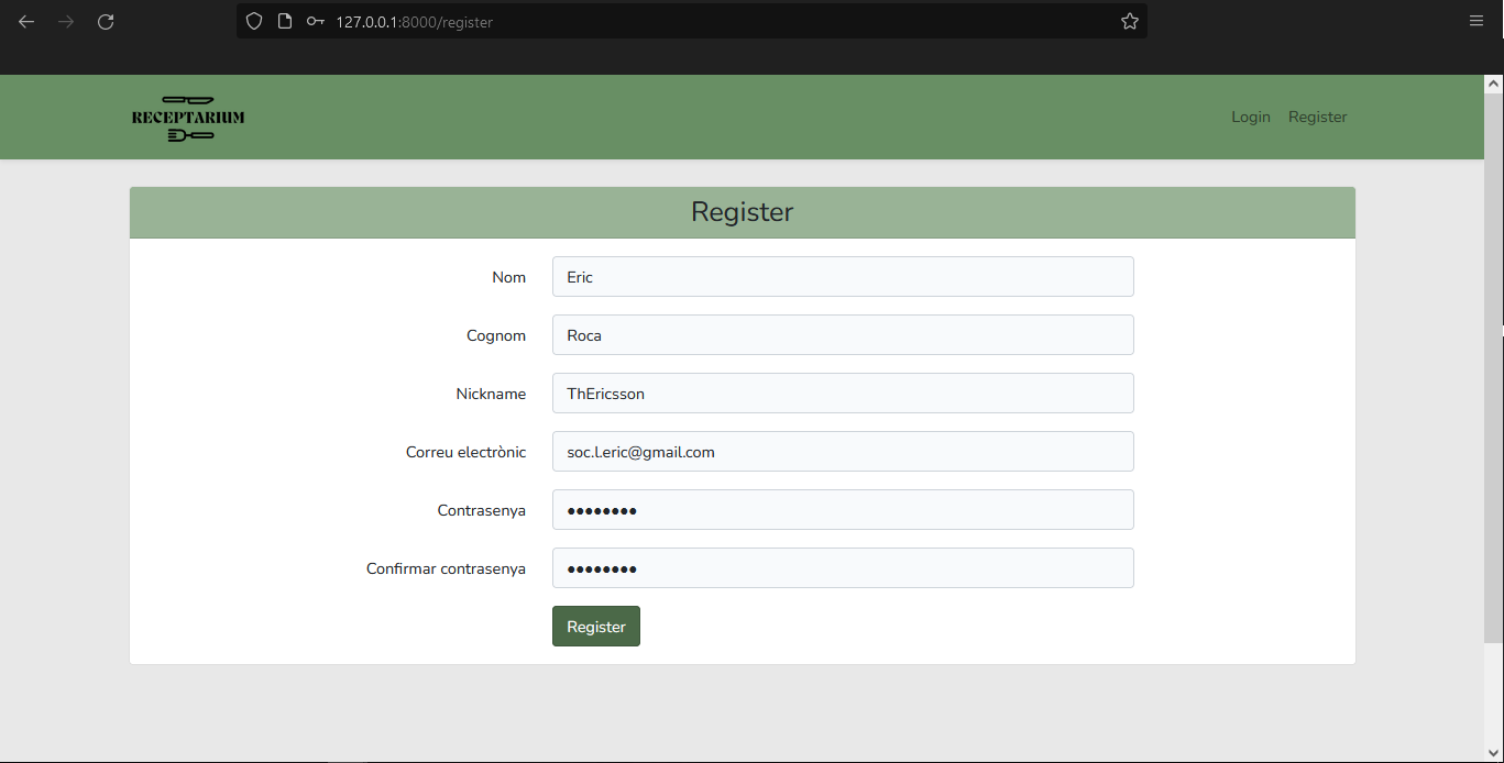 GitHub - ThEricsson/receptarium-PS: Projecte final cicle formatiu de grau superior en ...
