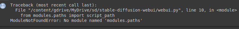 No module named 'modules.paths' · Issue #213 · TheLastBen/fast-stable ...