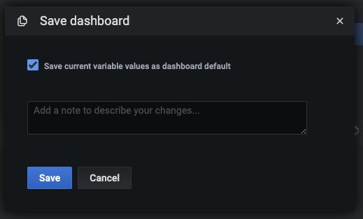 Rendered template variable value is not updated when saved · Issue #26874 · grafana/grafana · GitHub