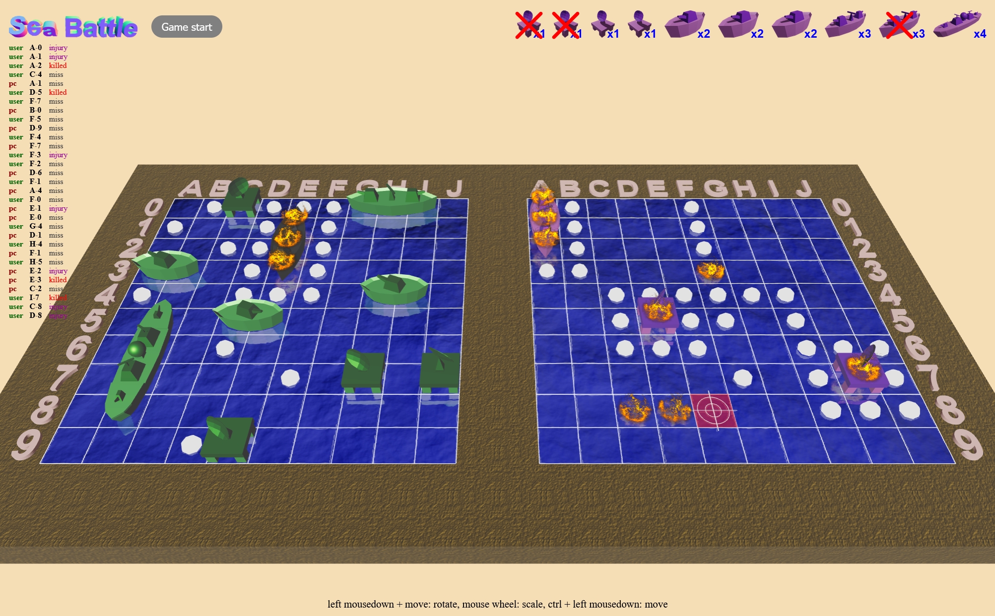 GitHub - Alexaltrex/Sea-Battle: 3D version of "Sea Battle" game build with React, three-js and mobx