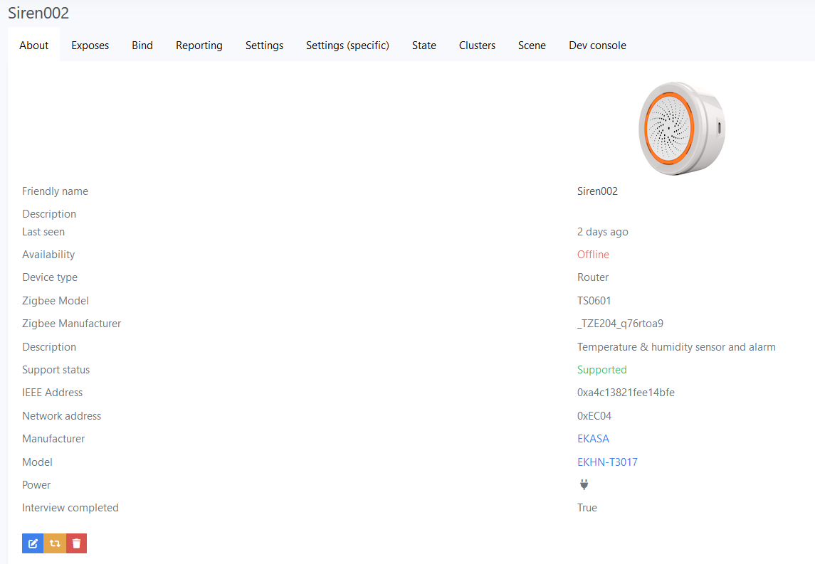 Help! Add Brazil Device Tuya Zigbee Siren Alarm - External Converter · Koenkk zigbee2mqtt ...
