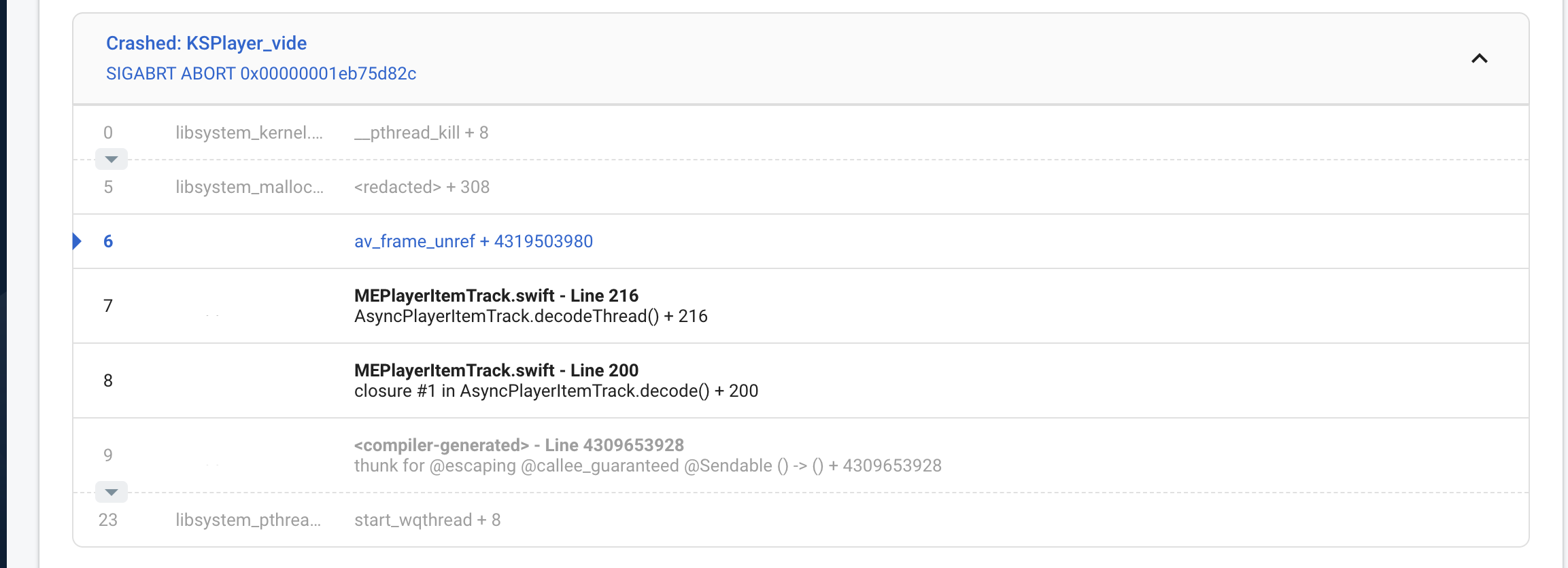 Constat crash · Issue #559 · kingslay/KSPlayer · GitHub
