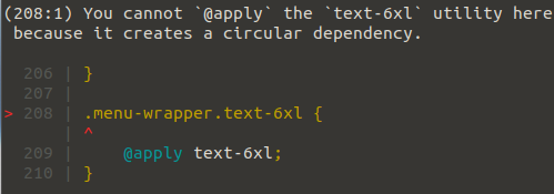 w-full triggers uncaught circular dependency · Issue #3091 · tailwindlabs/tailwindcss · GitHub