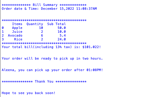 GitHub - jig-josh/Shopping-Cart-Project: Python Project- to implement ...