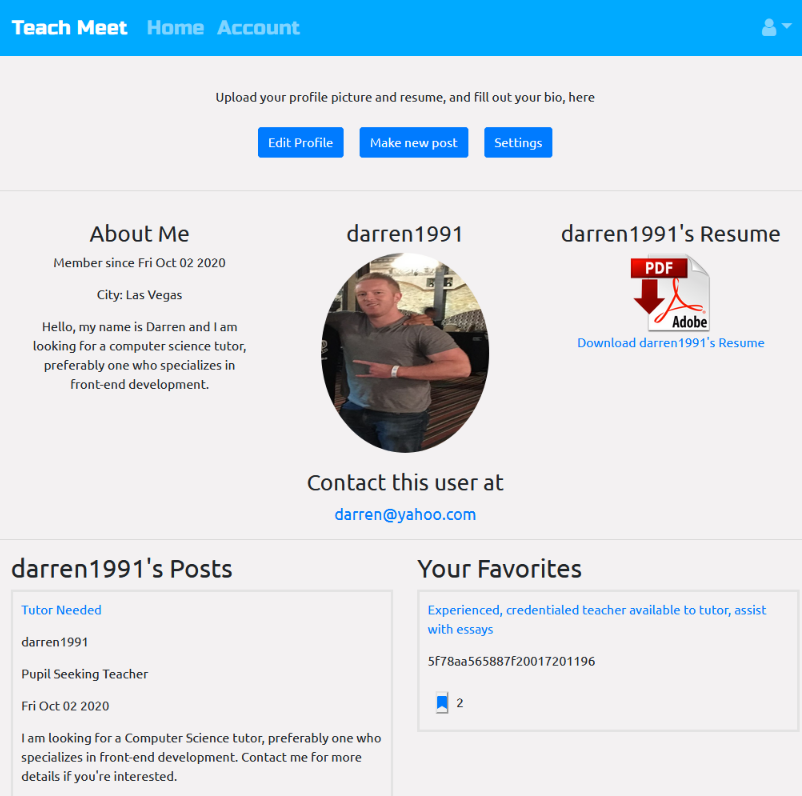 GitHub - Blaise-Telfer/react-forum: Job posting forum where users can create an account, make a ...