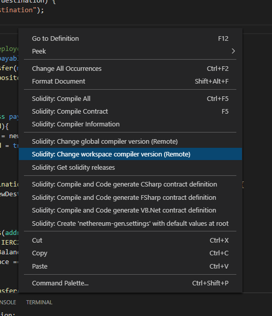 Visual Studio Code: The Solidity Language Server server crashed 5 times ...