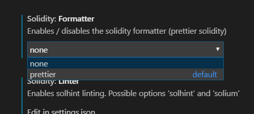 How to disable Auto-Formatting in .sol files · Issue #168 · juanfranblanco/vscode-solidity · GitHub