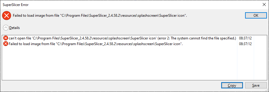 Failed to load image from file (SuperSlicer icon) upon startup · Issue ...
