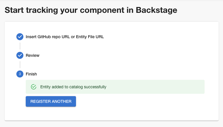 Registering existing component should link to the component · Issue #3591 · backstage/backstage ...