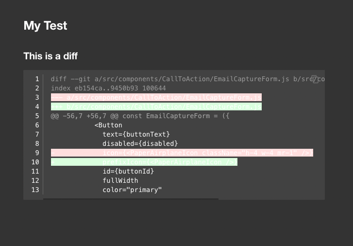 [Techdocs] Diff docs are not readable in dark mode · Issue #9395 · backstage/backstage · GitHub