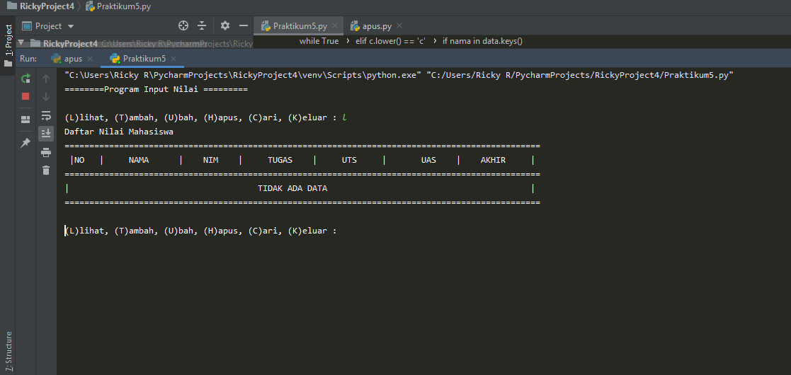 GitHub - rickyruss/Praktikum5
