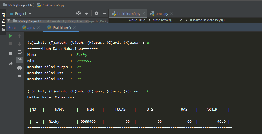 GitHub - rickyruss/Praktikum5