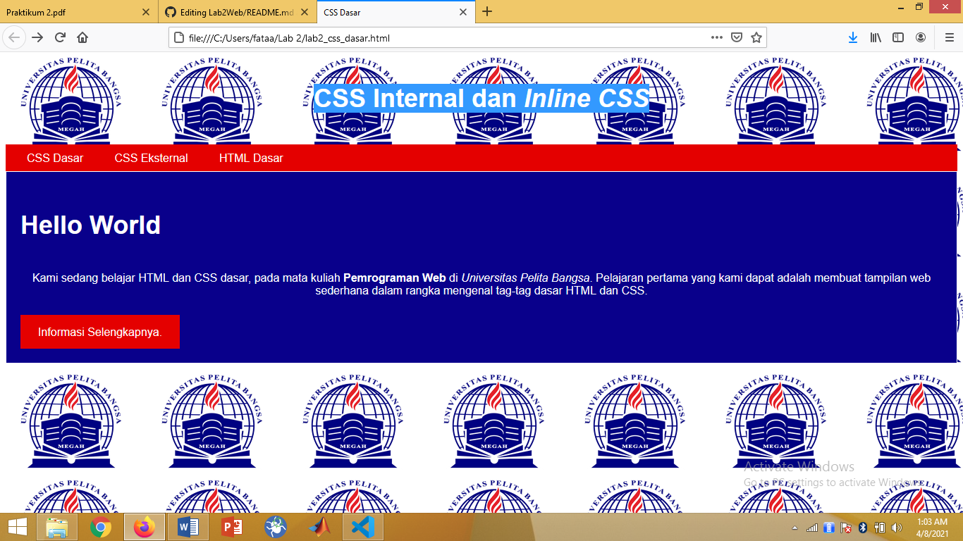GitHub - dimasreza/Lab2Web