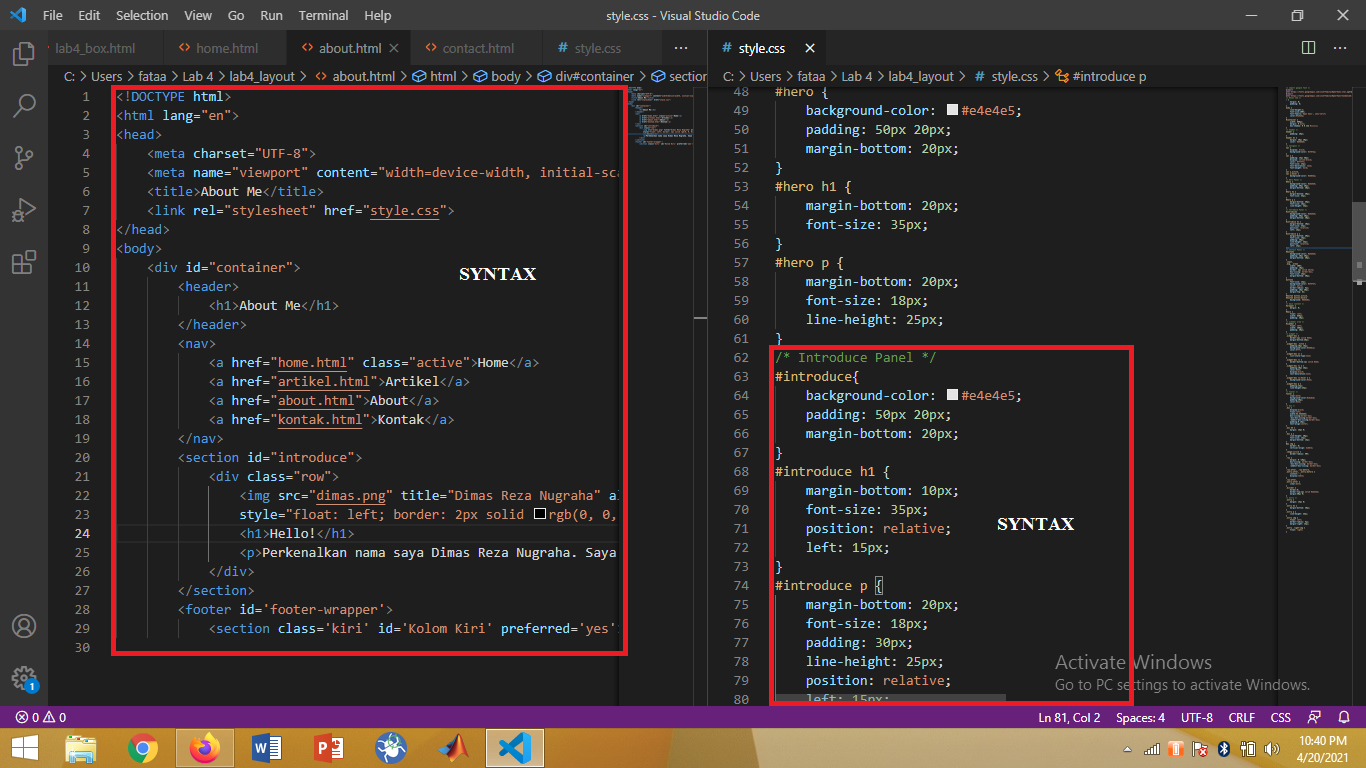 GitHub - dimasreza/Lab4Web