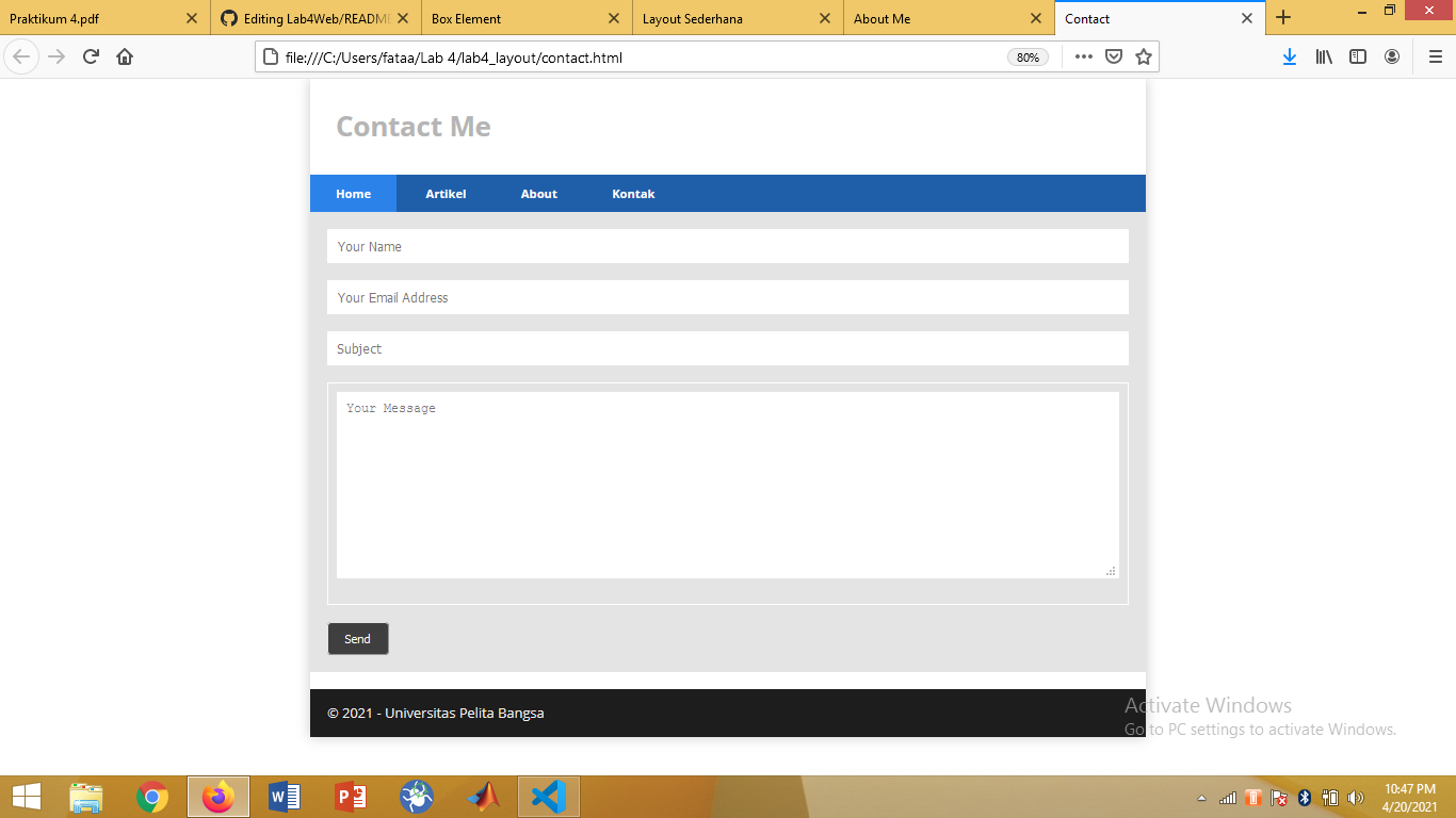 GitHub - dimasreza/Lab4Web