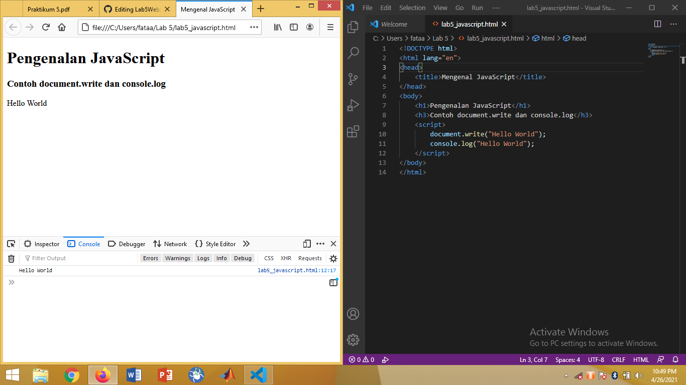 GitHub - dimasreza/Lab5Web