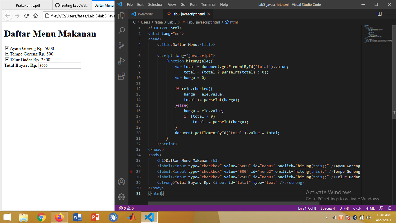 GitHub - dimasreza/Lab5Web