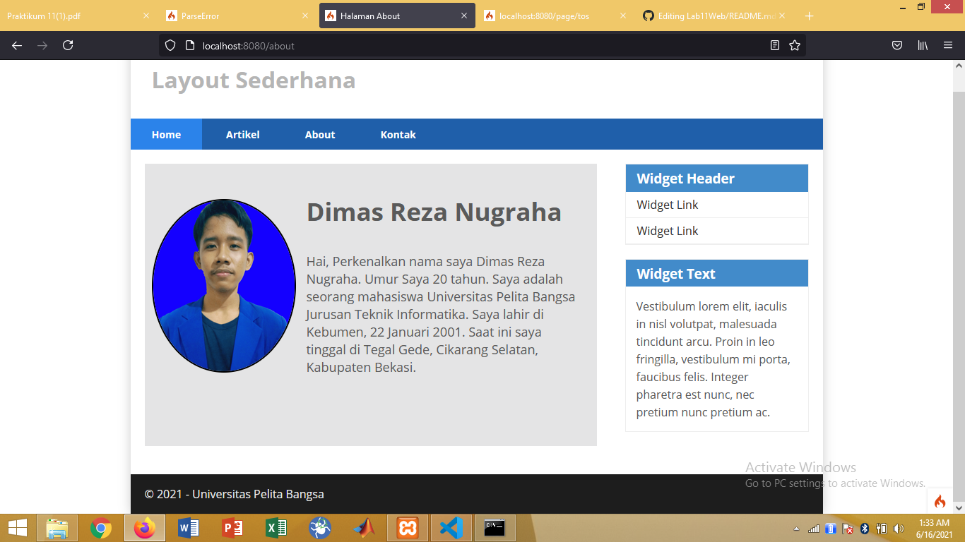 GitHub - dimasreza/Lab11Web