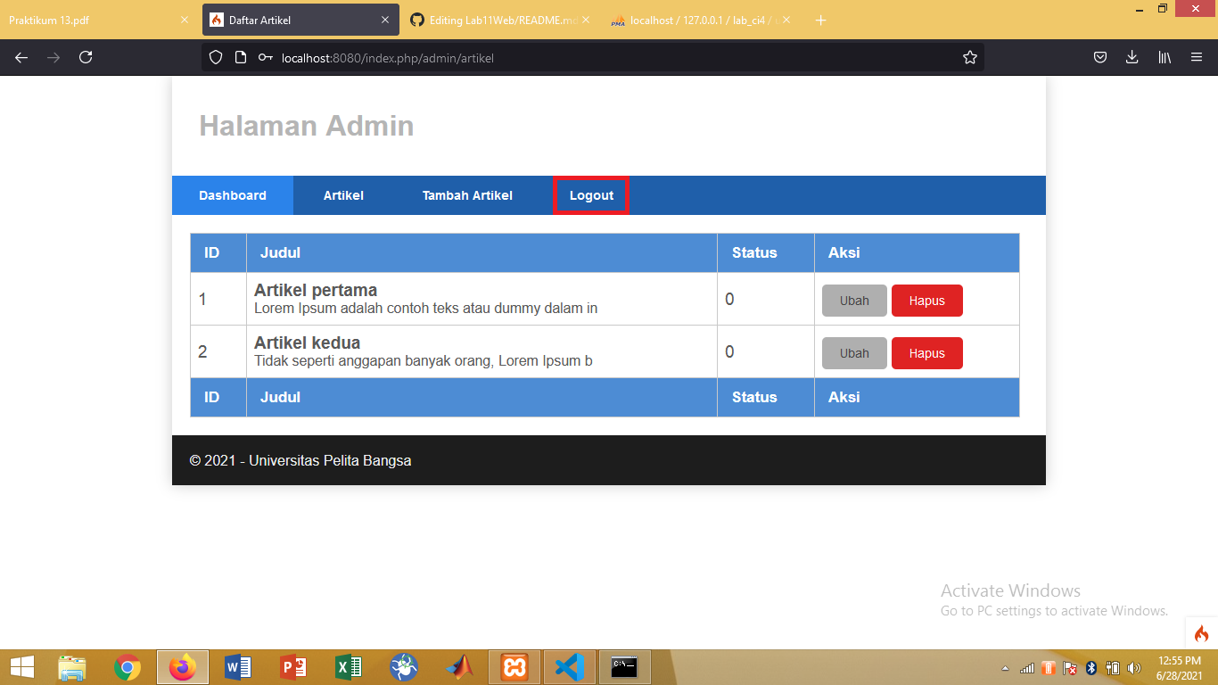 GitHub - dimasreza/Lab11Web