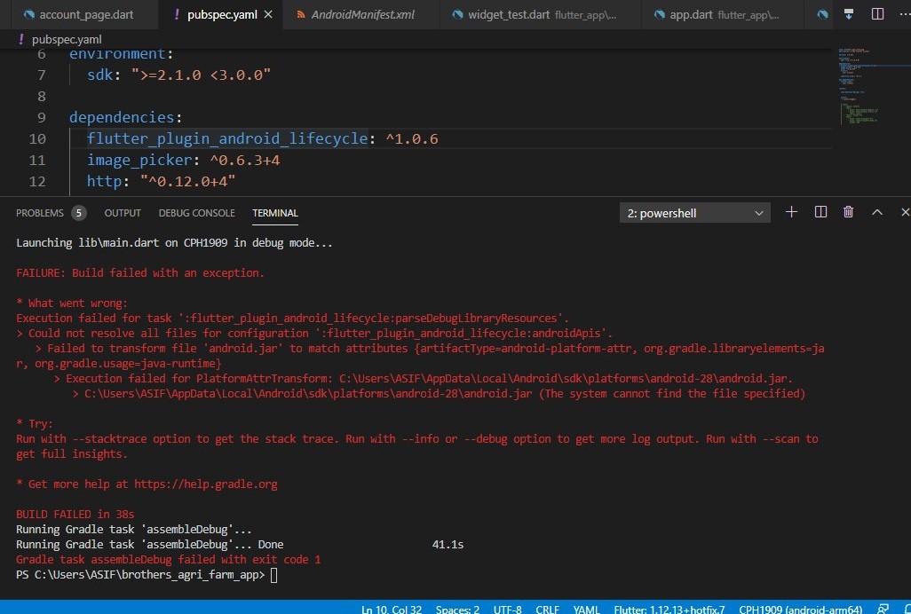 error occur due to image_picker package · Issue #51261 · flutter/flutter · GitHub