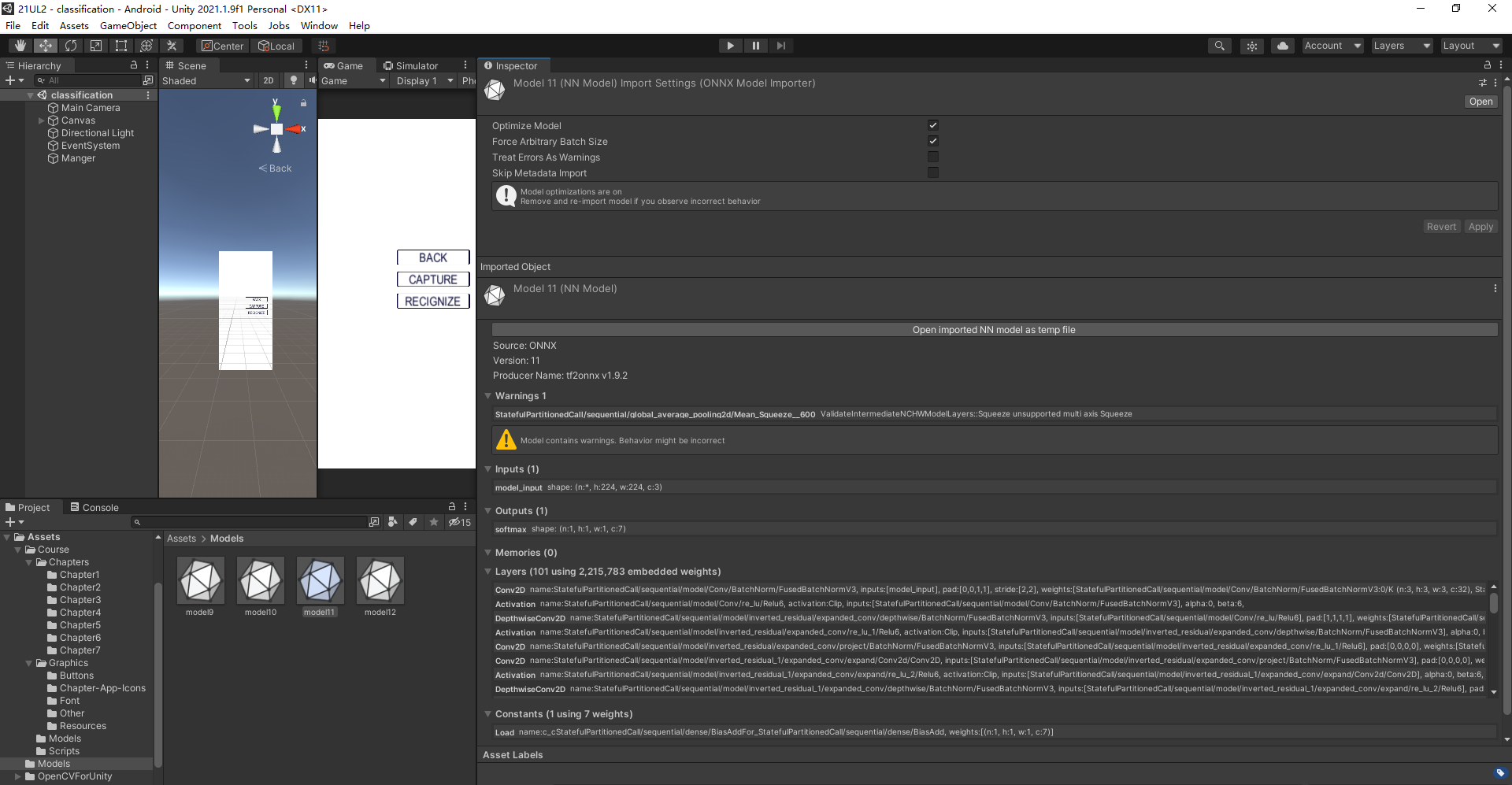 Warning when import model and result in incorrect behavior · Issue #225 · Unity-Technologies ...