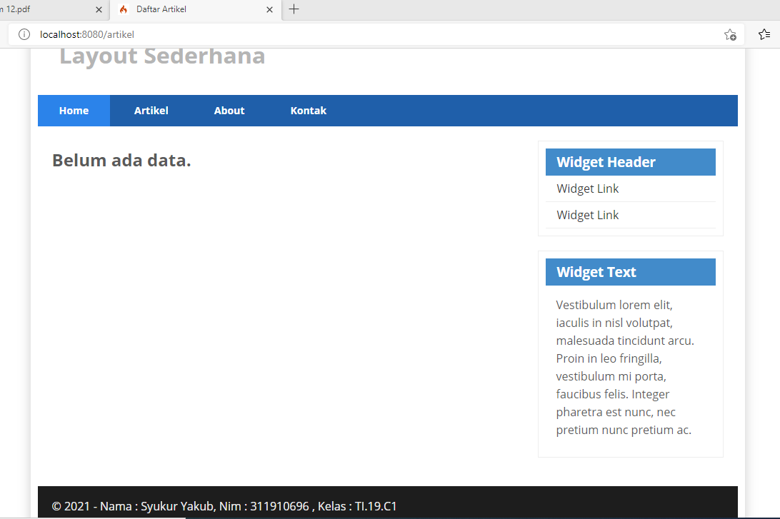 GitHub - Syukuryakub/Lab11Web: PRAKTIKUM 11,12, 13 DAN 14
