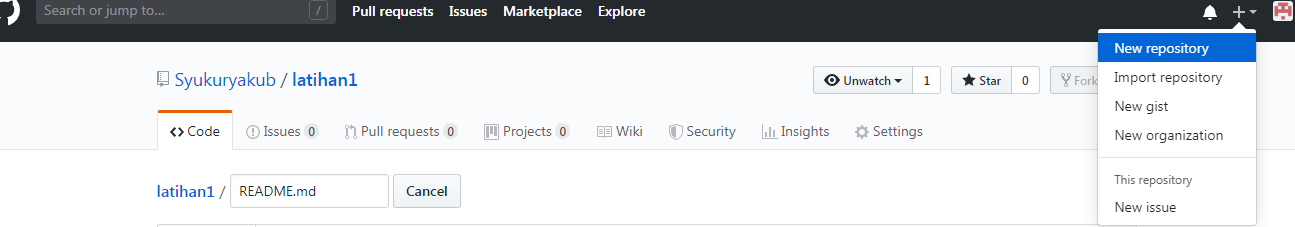 GitHub - Syukuryakub/latihan1: tugas kuliah