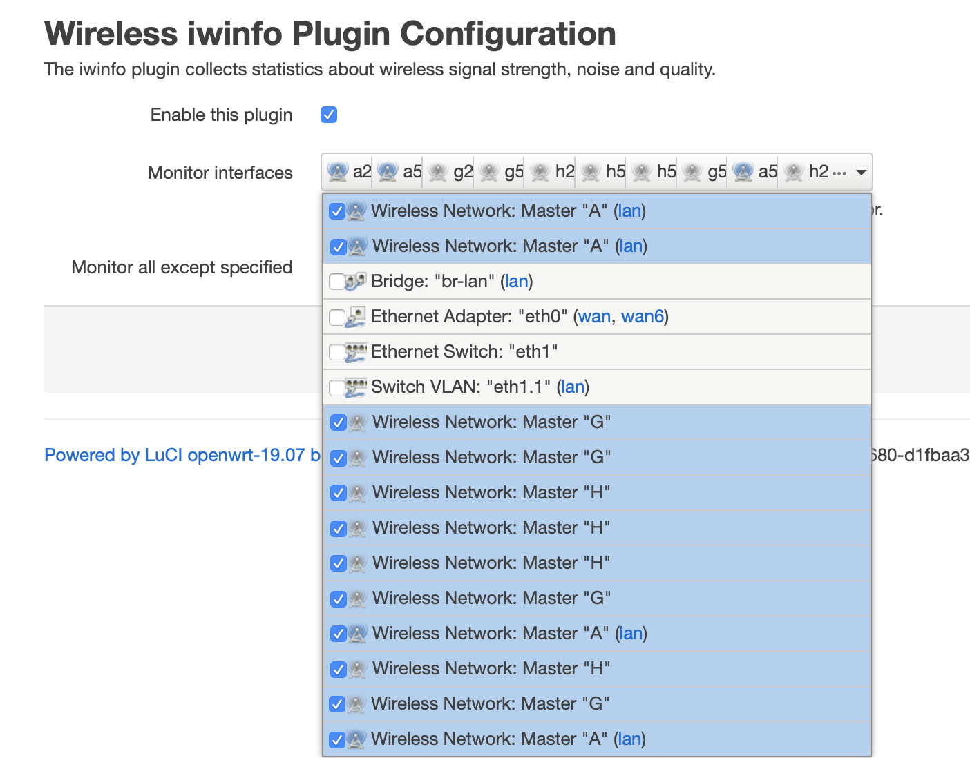 luci-app-statistics: iwinfo plugin does not select interfaces · Issue ...