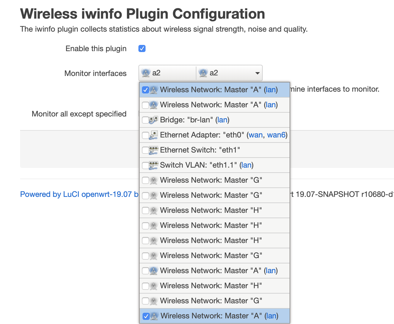 luci-app-statistics: iwinfo plugin does not select interfaces · Issue ...