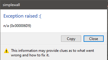 3.4.1 - Random crash while browsing the web · Issue #995 · henrypp/simplewall · GitHub