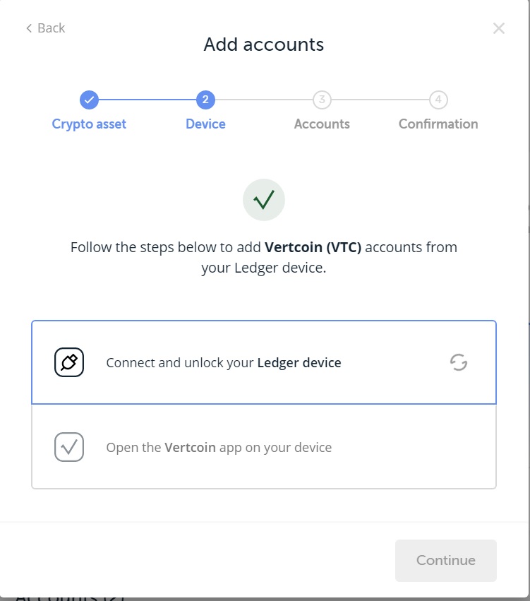Vertcoin add account bug · Issue #1413 · LedgerHQ/ledger-live-desktop · GitHub