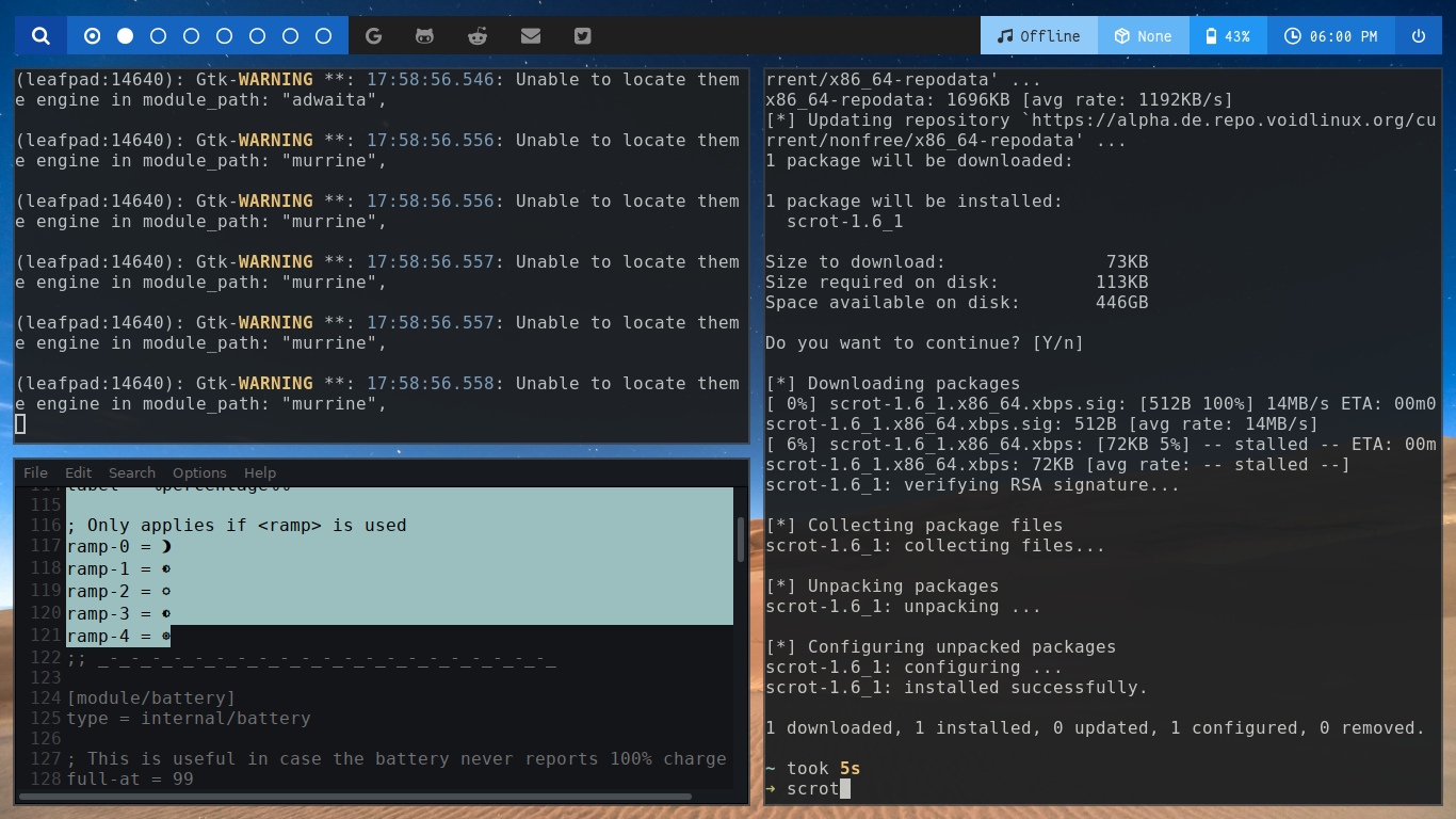 [Bug]: Backlight Not Showing Up · Issue #2534 · polybar/polybar · GitHub