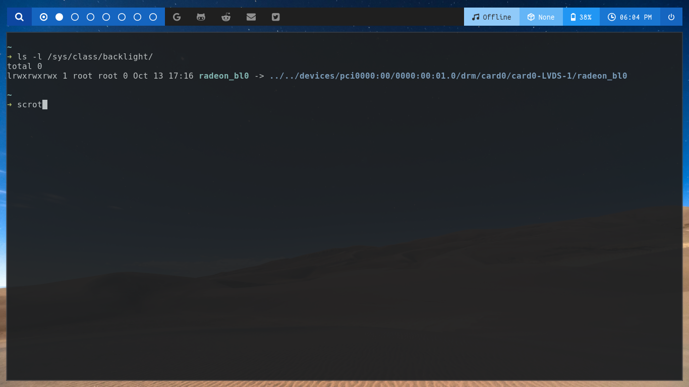 [Bug]: Backlight Not Showing Up · Issue #2534 · polybar/polybar · GitHub