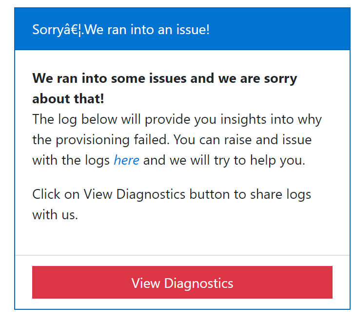 Unable to create a new project · Issue #416 · microsoft ...