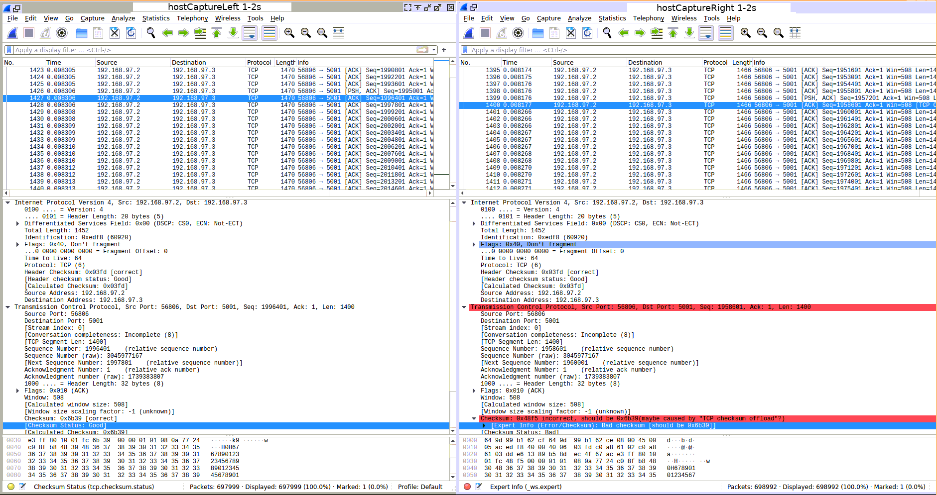 S10MX_DK exhibits bad TCP checksum issue · Issue #122 · corundum/corundum · GitHub