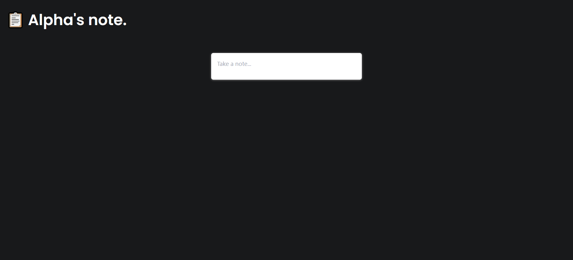 GitHub - alphajames/note-app: react note web application ( props-practice )