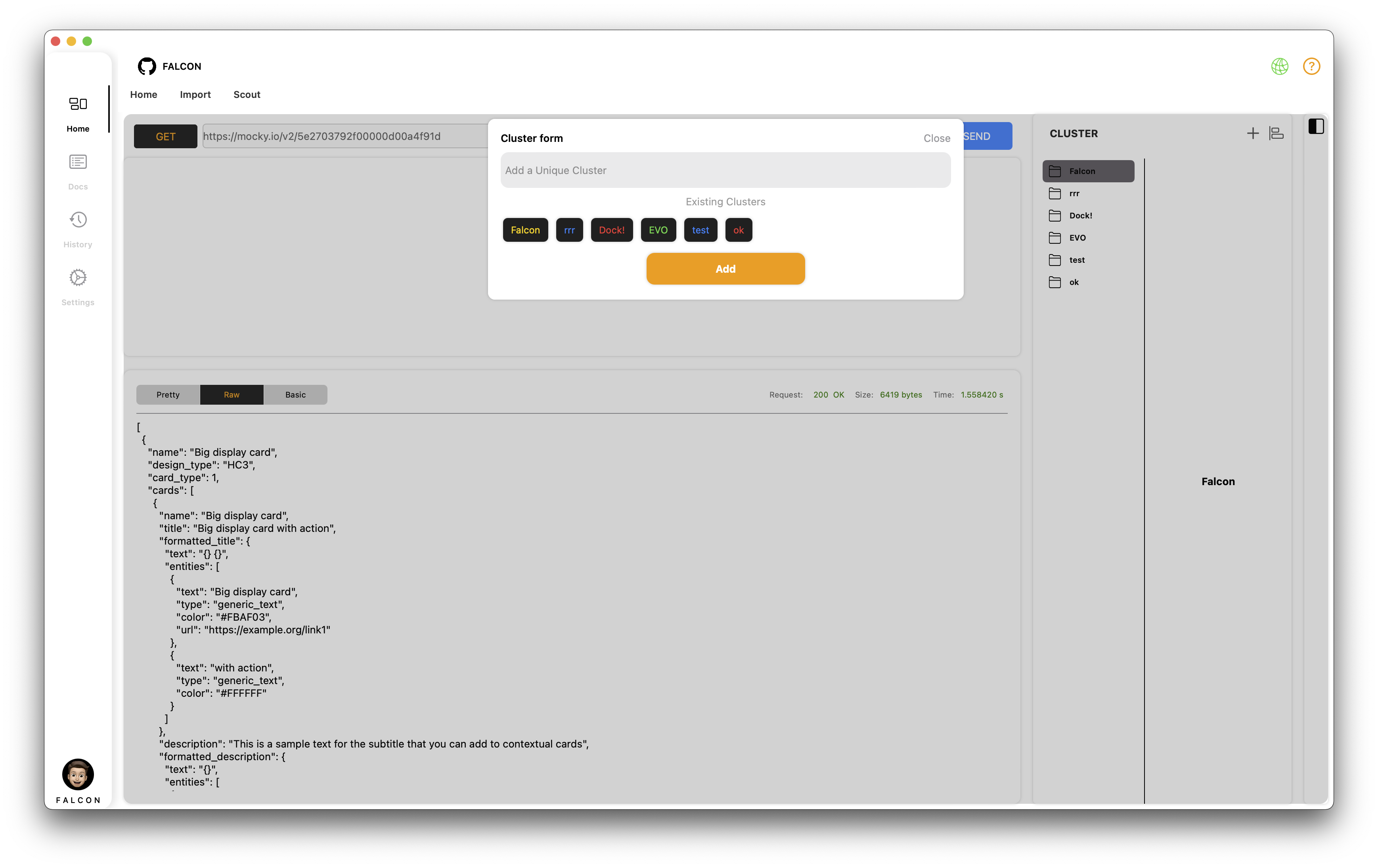GitHub - gokulnair2001/Falcon: Falcon is an API client that makes it ...