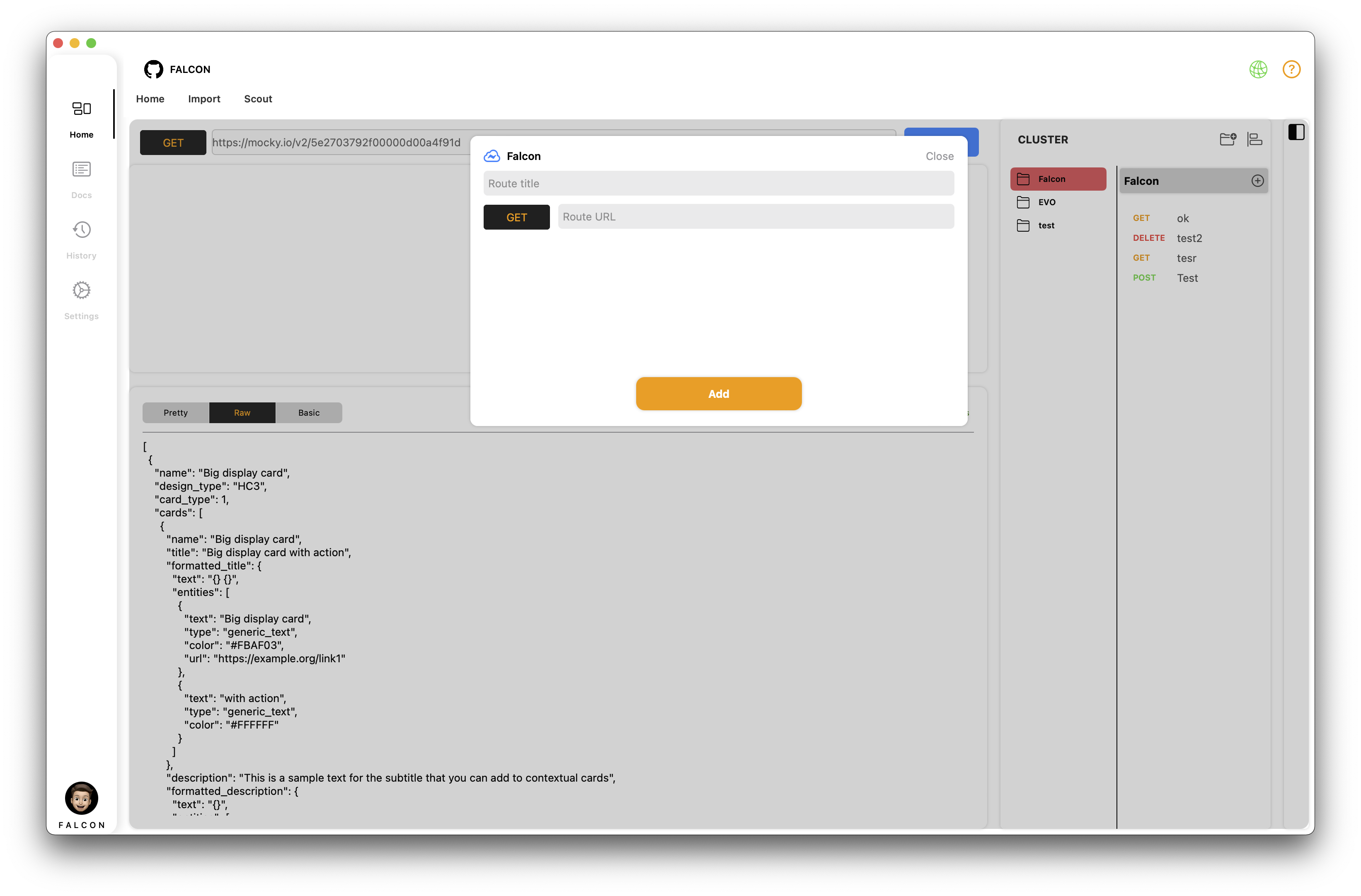 GitHub - gokulnair2001/Falcon: Falcon is an API client that makes it ...