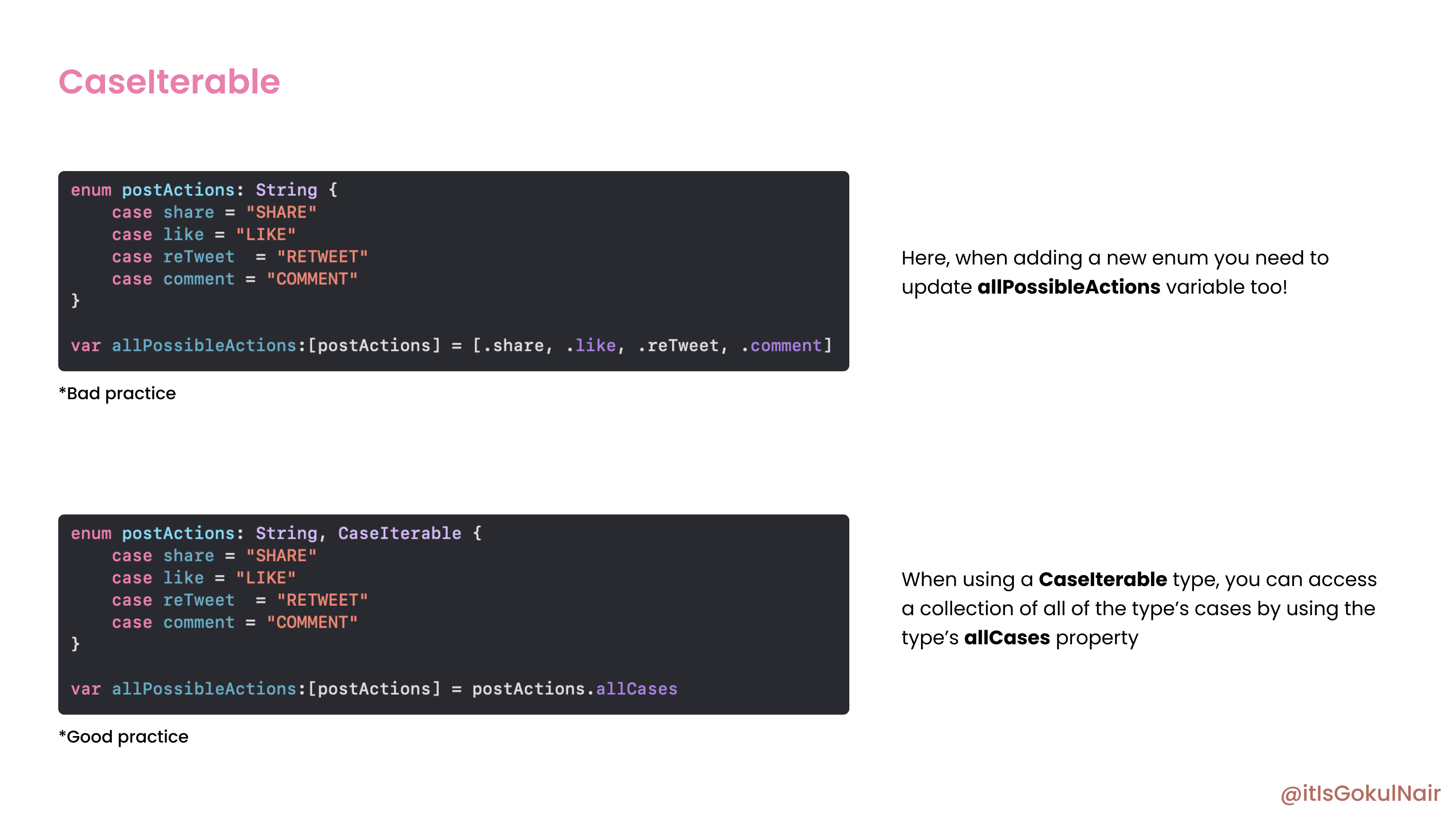 GitHub - gokulnair2001/Daily-Swift-Tips: Daily Swift Tips to brush up your skills 💻
