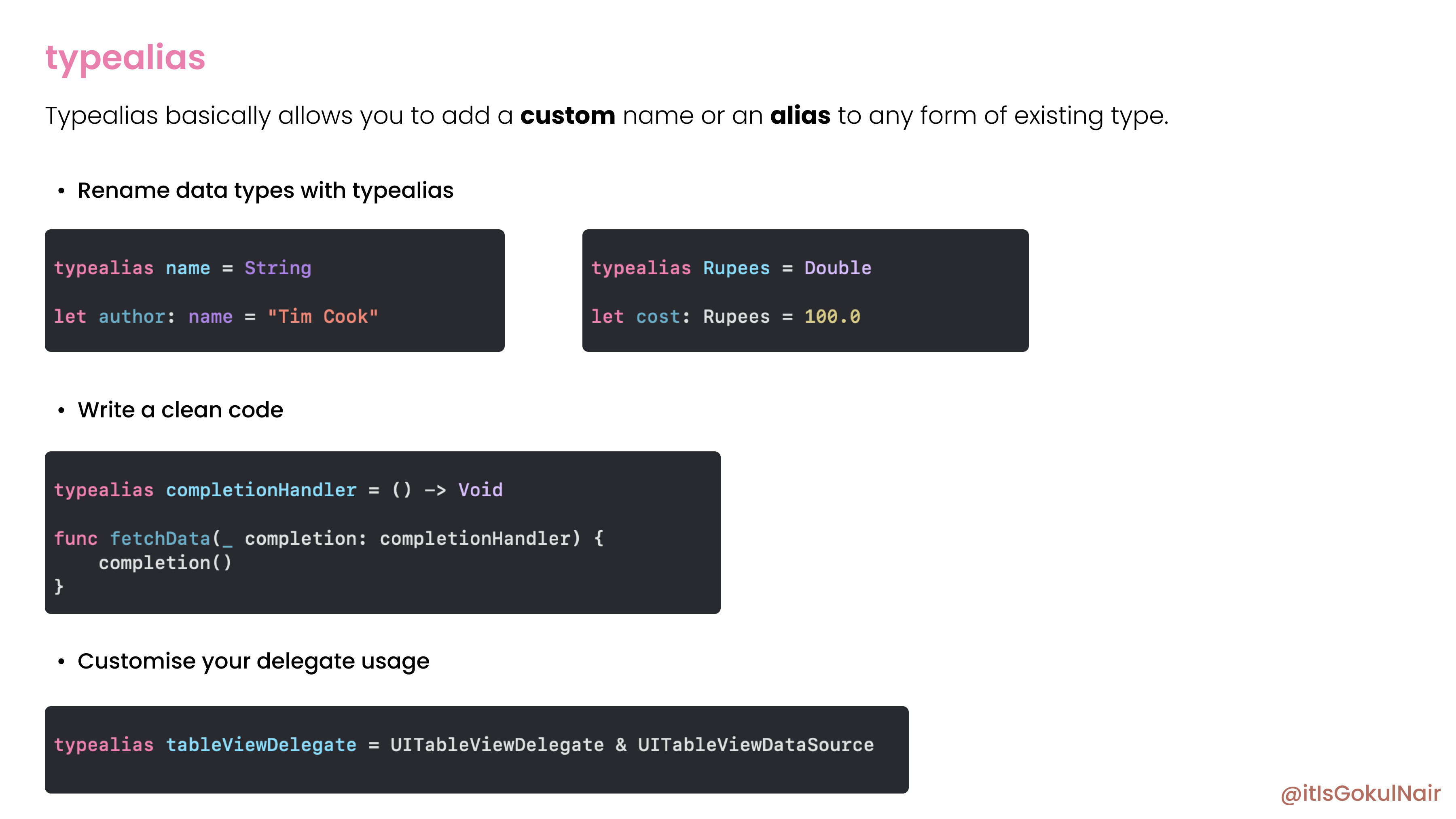 GitHub - gokulnair2001/Daily-Swift-Tips: Daily Swift Tips to brush up your skills 💻