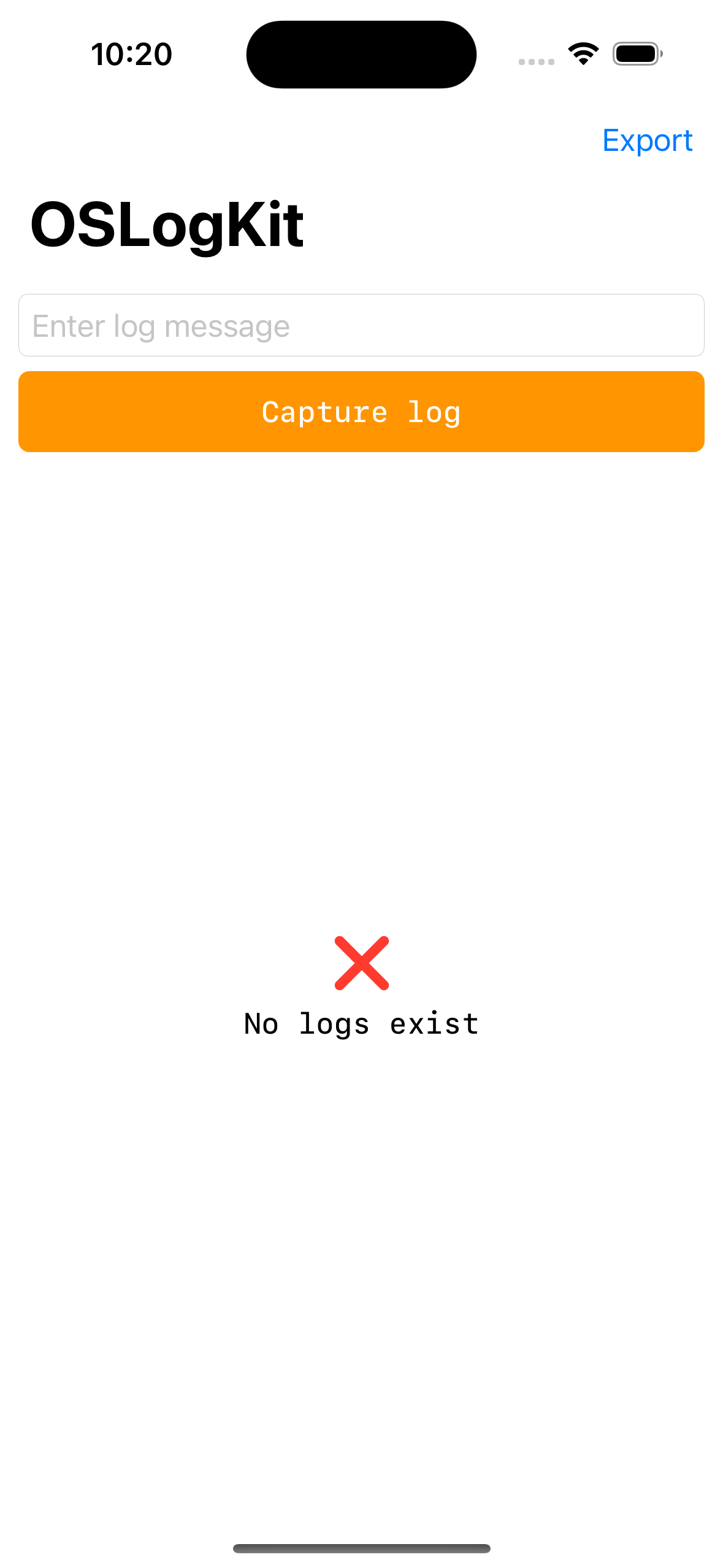 Github Gokulnair2001 Oslogkit Demoapp A Demo App Which Shows The Usage Of Oslogkit🕹️