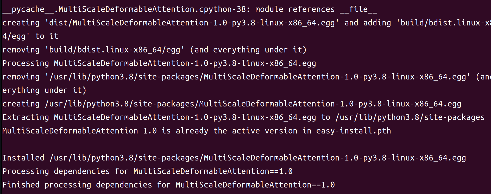 ModuleNotFoundError: No module named 'MultiScaleDeformableAttention' · Issue #198 · IDEA ...