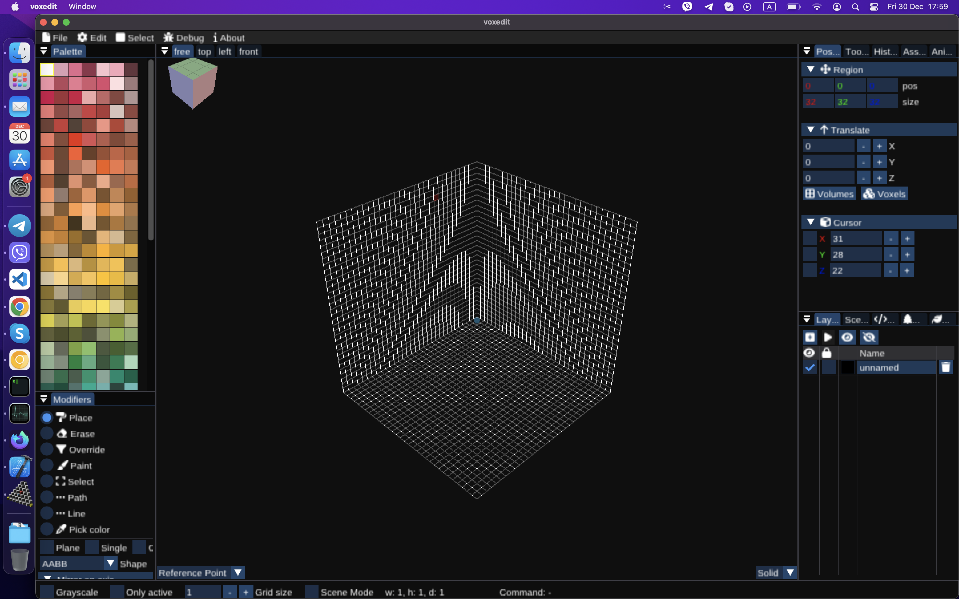 VOXEDIT: Macbook: Some content not shown in the window. · Issue #190 · vengi-voxel/vengi · GitHub