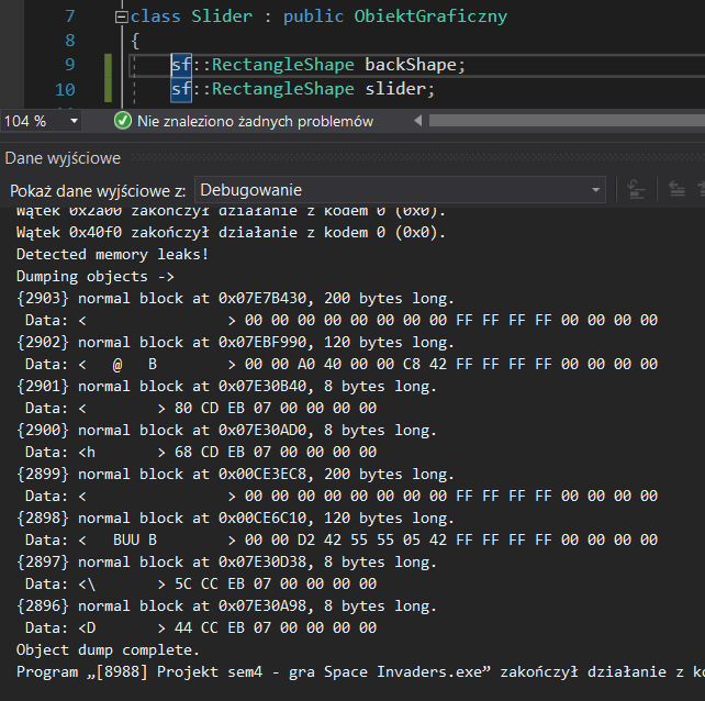 sf::RectangleShape has memory leaks, when it is used in a derived class. · Issue #1767 · SFML ...