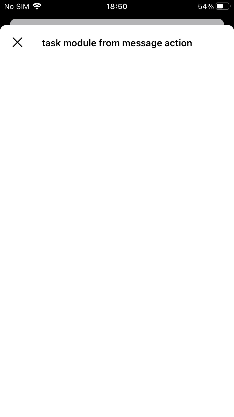 [Rendering][iOS] Adaptive card as task module does not render if it includes Action.Submit ...