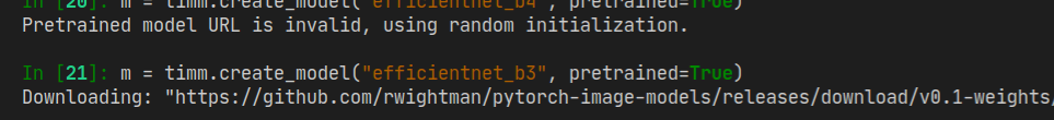 Bug Pretrained Weights Unavailable For Efficientnet B3 · Issue 298 · Huggingfacepytorch 