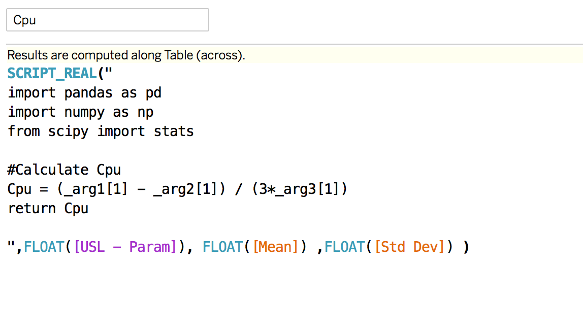 TabPy 'List Index Out Of Range' · Issue #81 · tableau/TabPy · GitHub